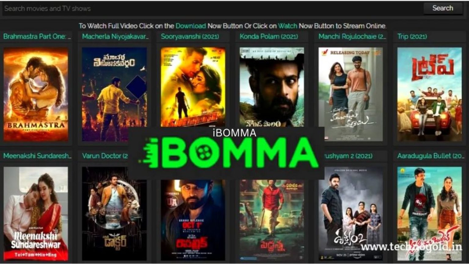 iBOMMA 2022 – Latest Telugu, Bollywood, Tamil, Hollywood Movies HD Free ...