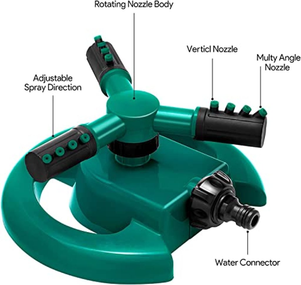 3 Arm Rotating Water Sprinklers - Shoutnerd